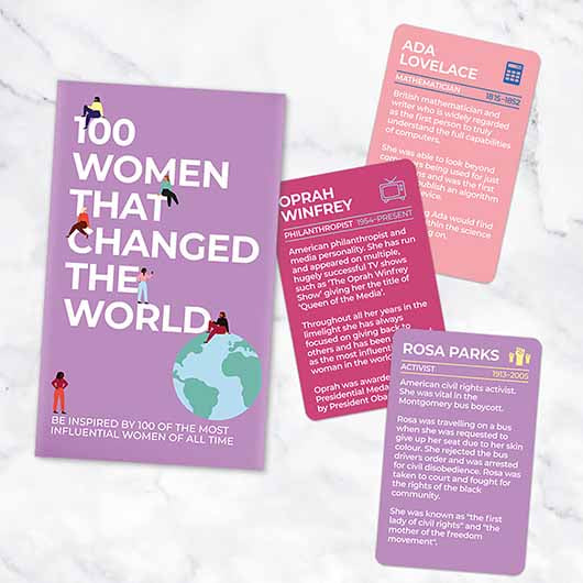 100 Women that Changed the World Trivia Game – Jacaranda Tree & Co