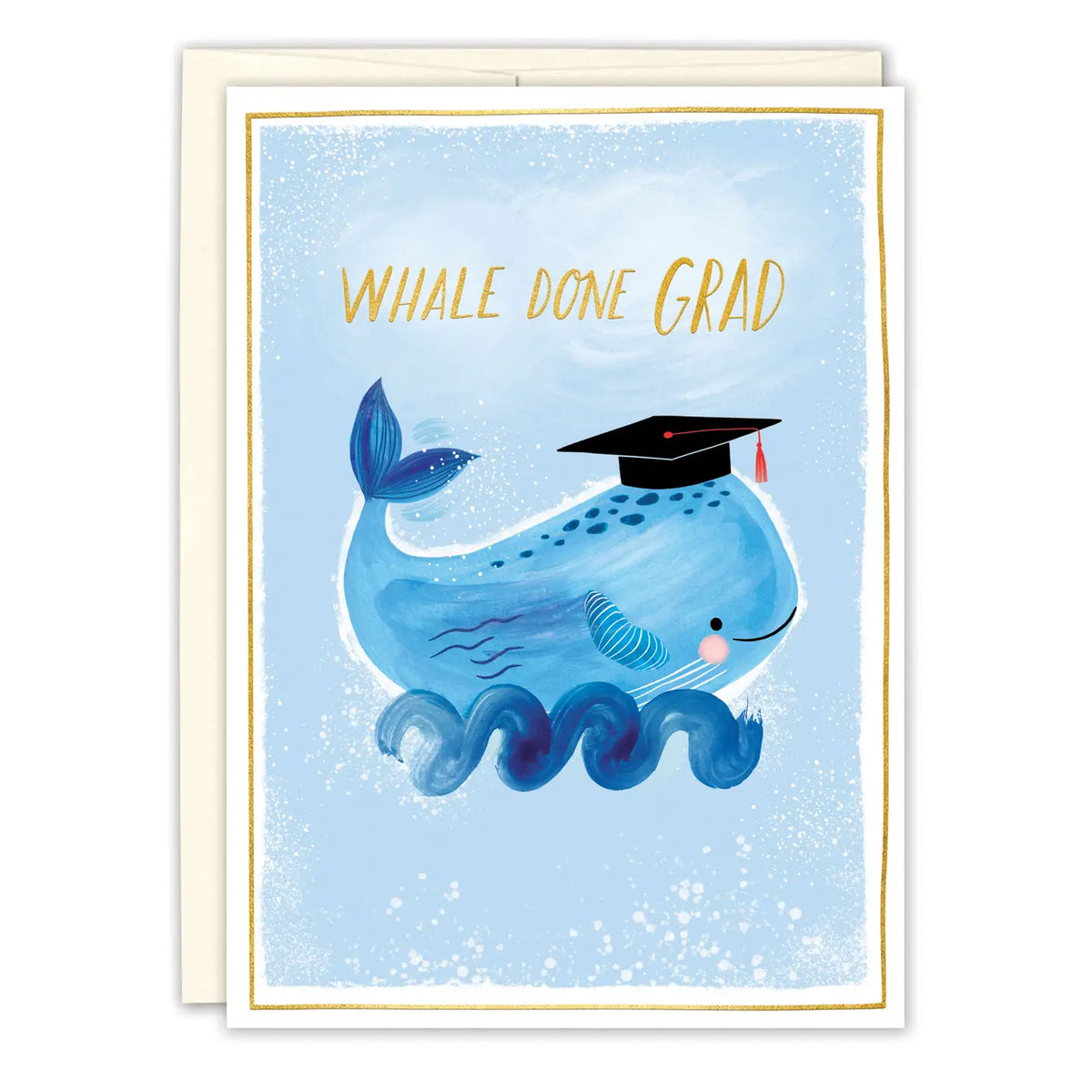 Whale Done Graduation Card – Jacaranda Tree & Co