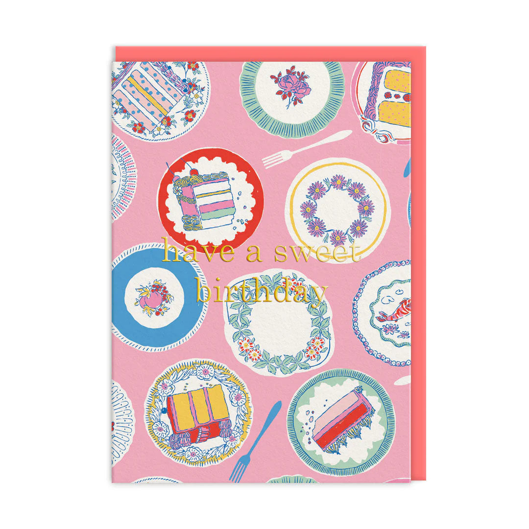 Tea Party Happy Birthday Card – Jacaranda Tree & Co