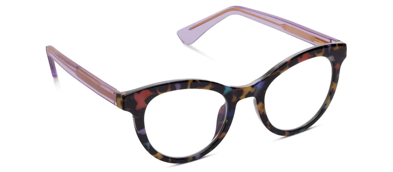 Tribeca - Peepfetti Tortoise/Purple Peepers – Jacaranda Tree & Co