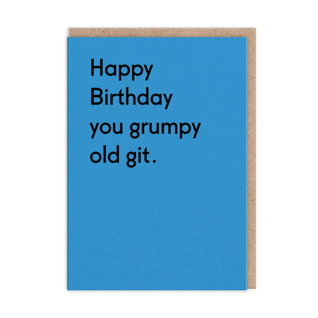 Grumpy Old Git Birthday Card – Jacaranda Tree & Co