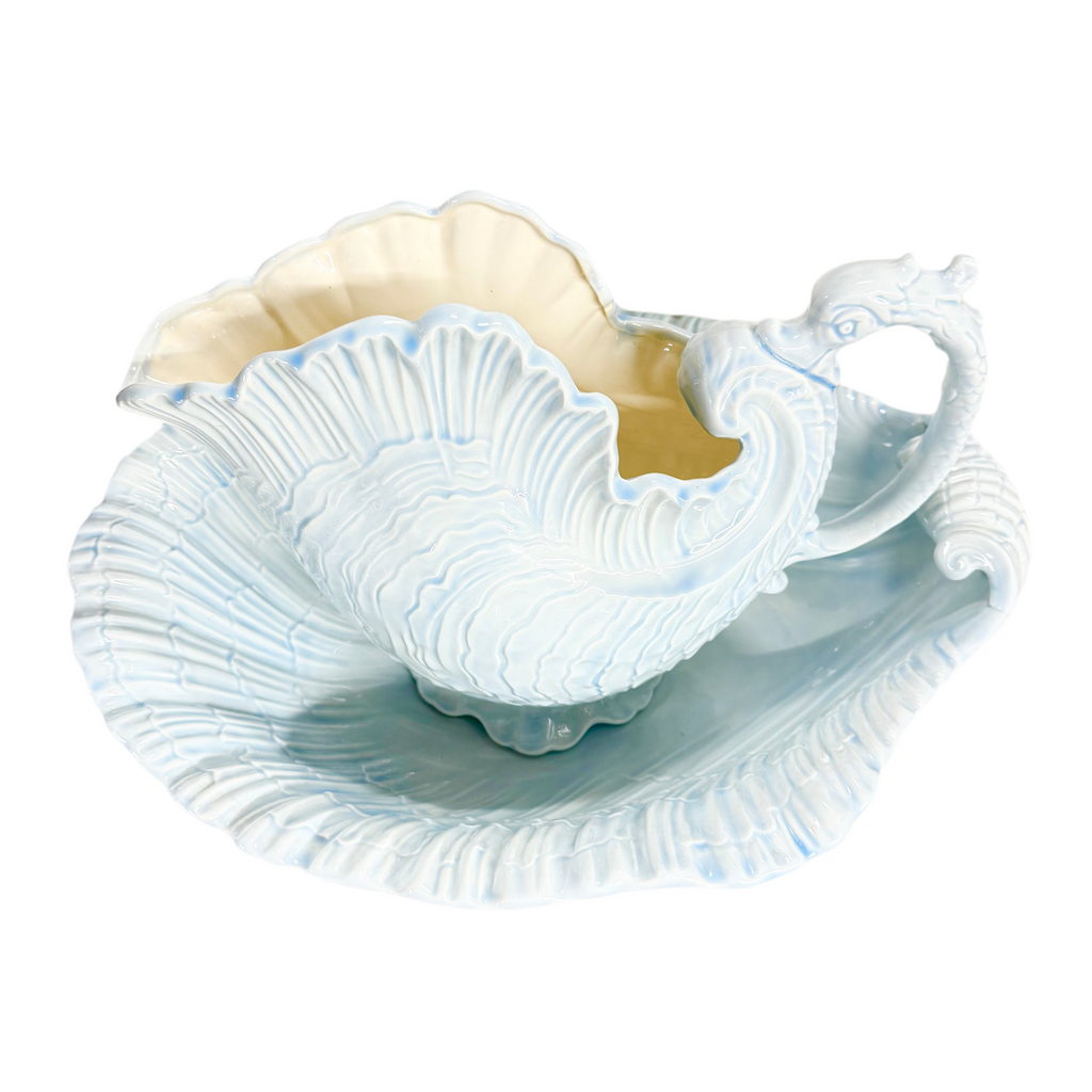 Vintage Shell Wash Basin & Pitcher – Jacaranda Tree & Co