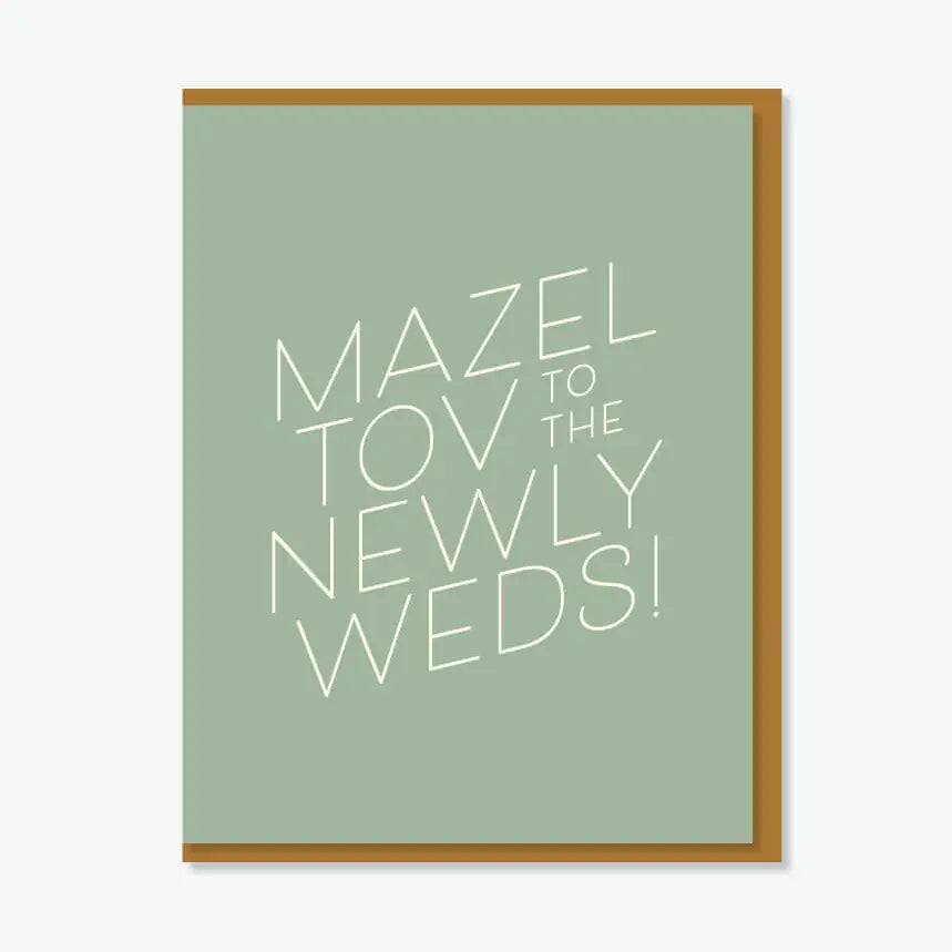 Mazel Tov Newlyweds! Card – Jacaranda Tree & Co