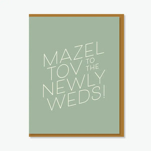 Mazel Tov Newlyweds! Card – Jacaranda Tree & Co