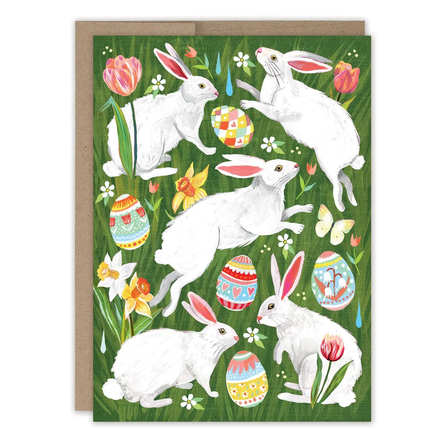 Garden Bunnies Easter Card – Jacaranda Tree & Co