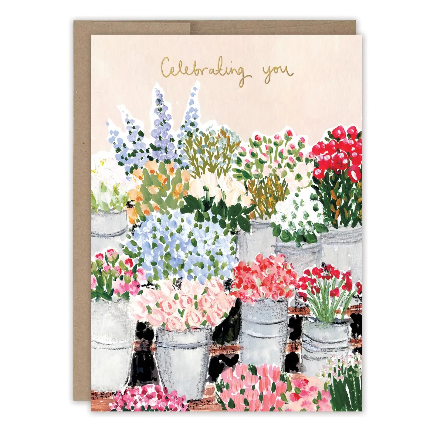 Flower Market Birthday Card – Jacaranda Tree & Co