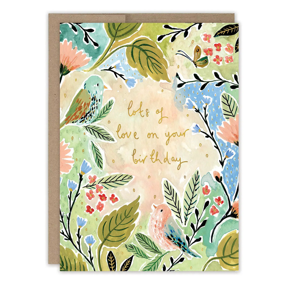 Birds Lots of Love Birthday Card – Jacaranda Tree & Co