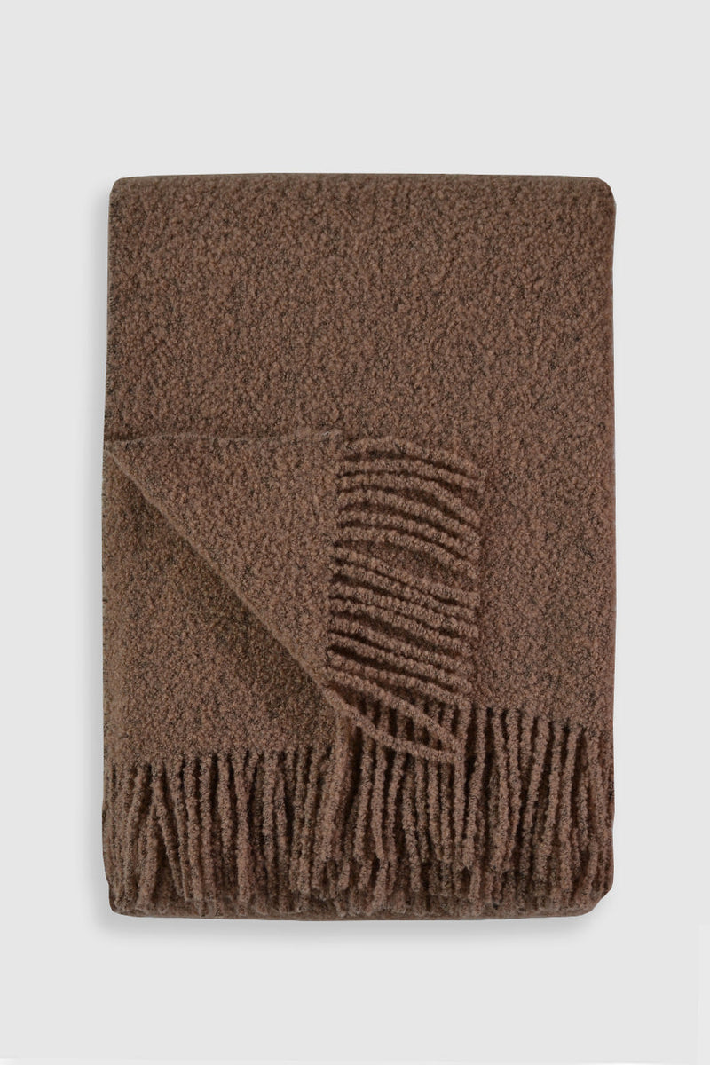 Baldwin Brown Boucle Wool Blend Throw – Jacaranda Tree & Co