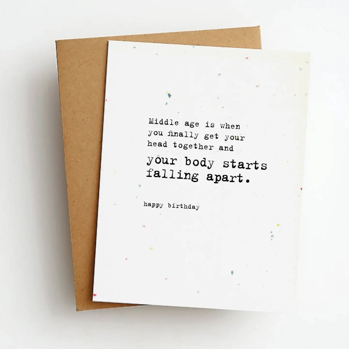 Body Falling Apart Card – Jacaranda Tree & Co