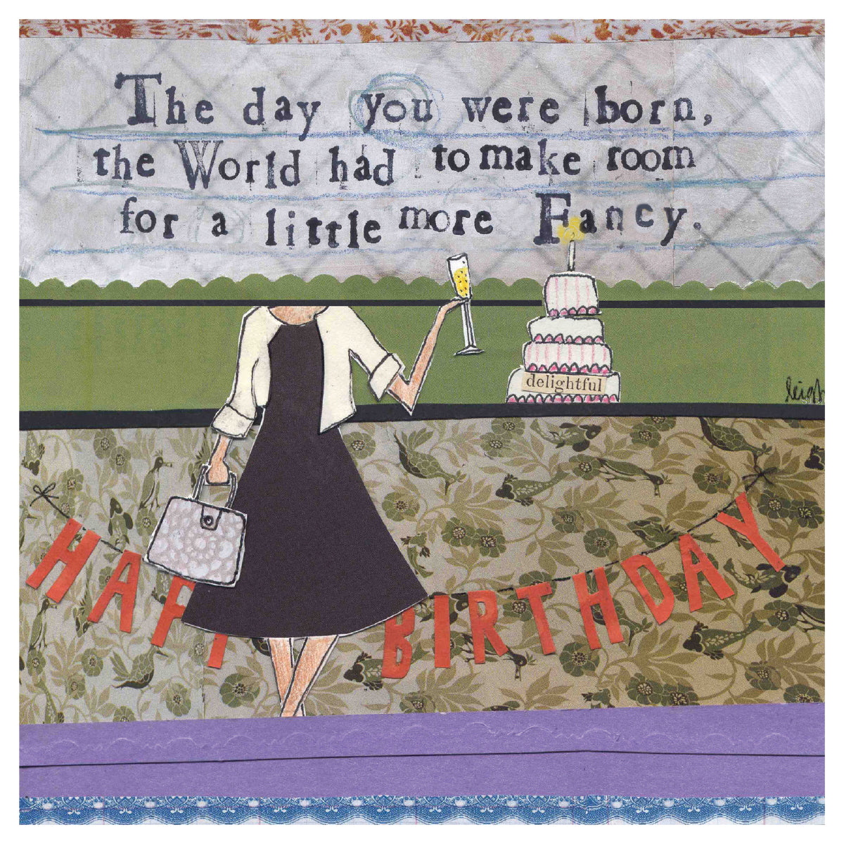 Fancy Birthday Card – Jacaranda Tree & Co