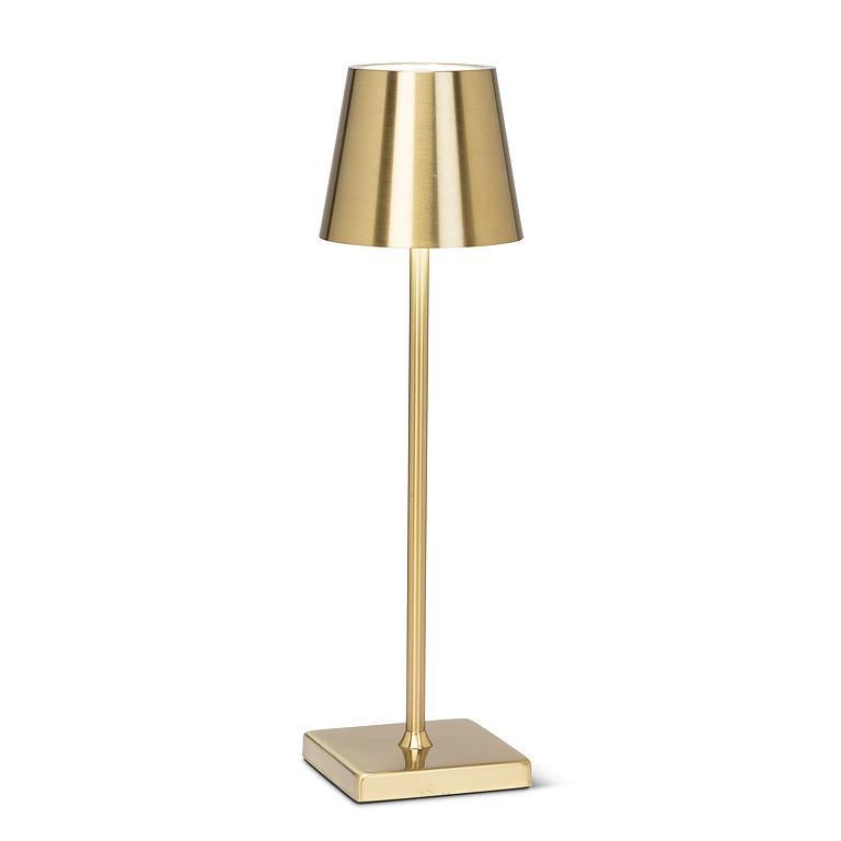 Classic Solar LED Table Lamp - Brushed Gold – Jacaranda Tree & Co