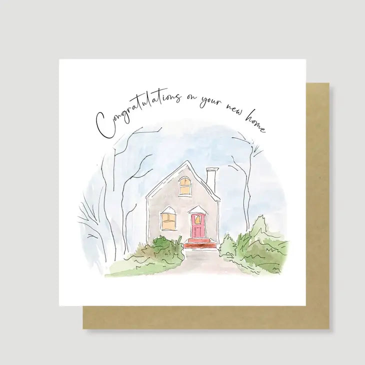 Congratulations New Home Card – Jacaranda Tree & Co