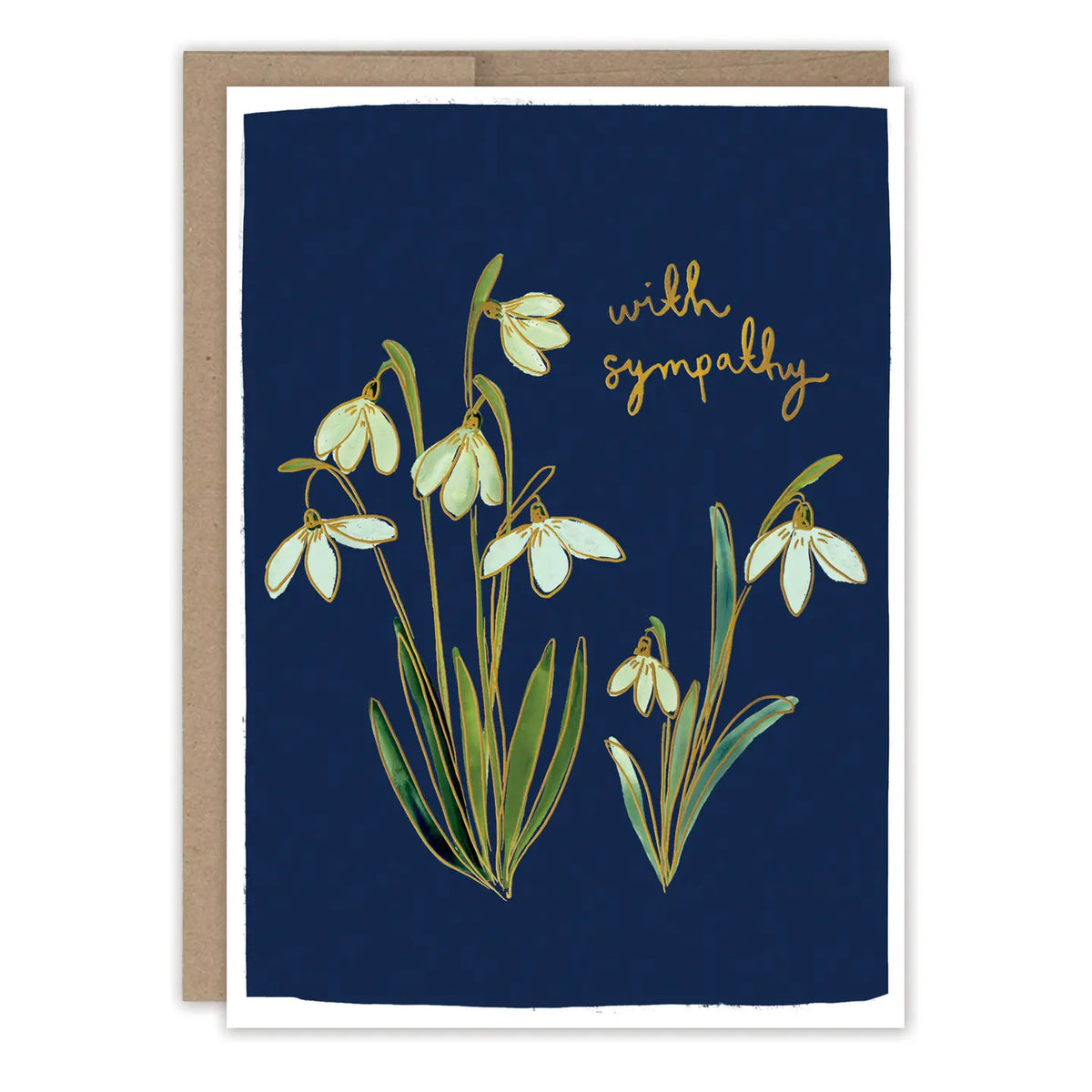 Snowdrops Sympathy Card – Jacaranda Tree & Co