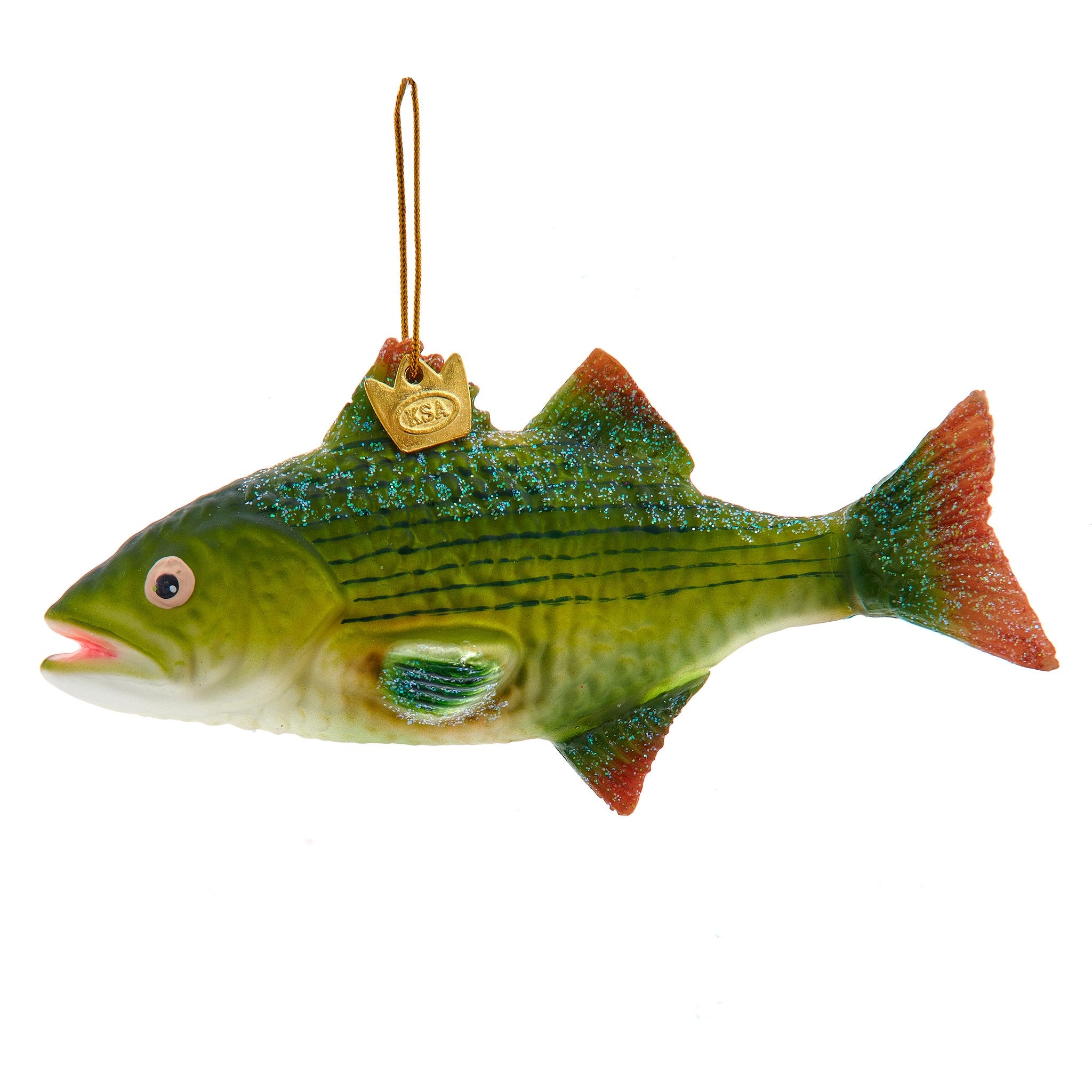 Glass Bass Fish Ornament – Jacaranda Tree & Co