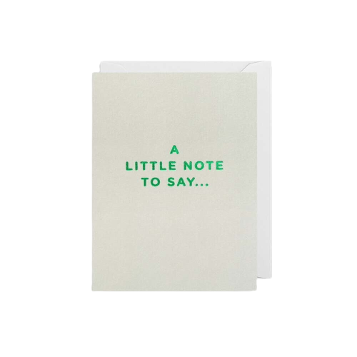 Mini A Little Note Card – Jacaranda Tree & Co
