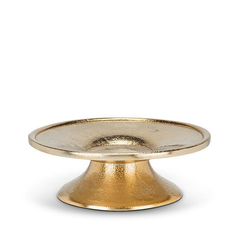 Footed Pillar Plate - Gold – Jacaranda Tree & Co