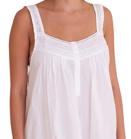 Joy White Cotton Nightgown – Jacaranda Tree & Co