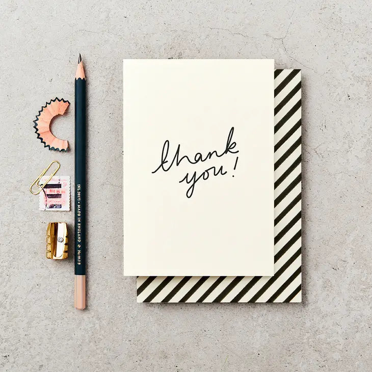 Thank You Handwritten...Card – Jacaranda Tree & Co