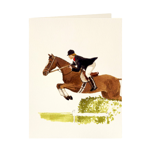 Horse Jumping Card – Jacaranda Tree & Co