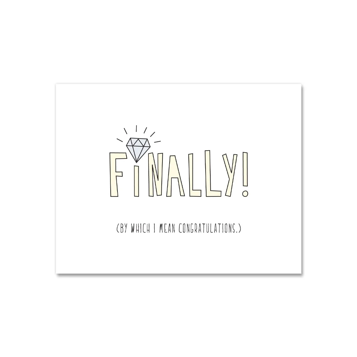 Finally! Engagement Card – Jacaranda Tree & Co