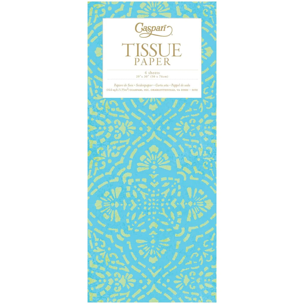 Turquoise Annika Tissue Paper – Jacaranda Tree & Co