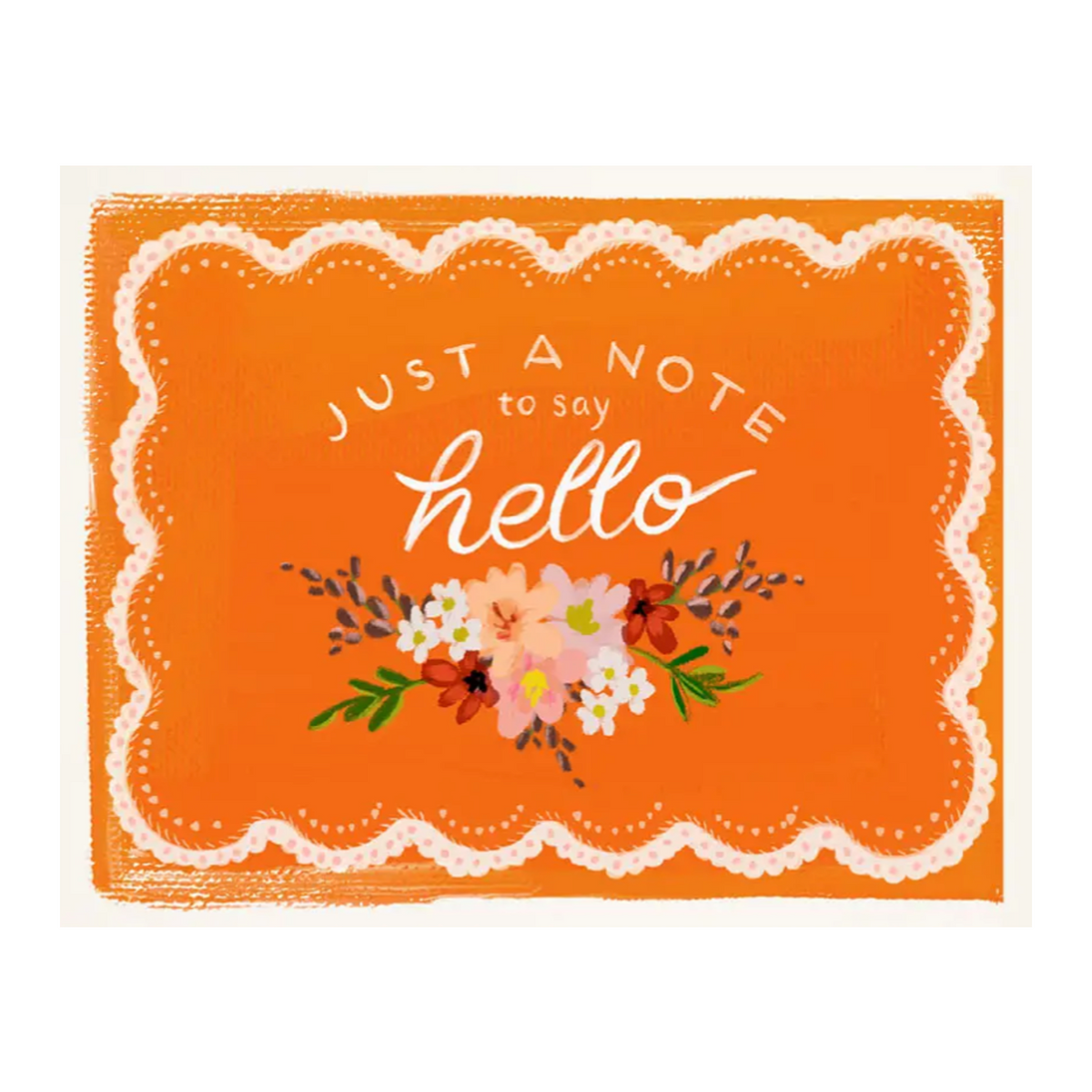 Just A Note To Say Hello Card – Jacaranda Tree & Co