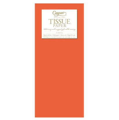 Tissue Paper Orange - 8 Sheets – Jacaranda Tree & Co