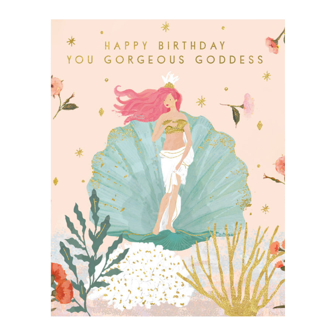 Happy Birthday You Gorgeous Goddess Card – Jacaranda Tree & Co