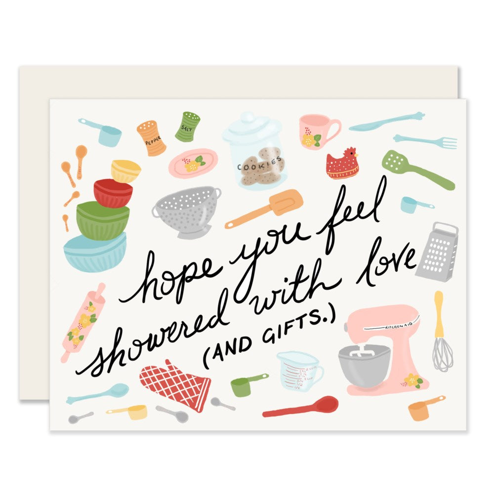 Hope You Feel Showered With Love Card – Jacaranda Tree & Co